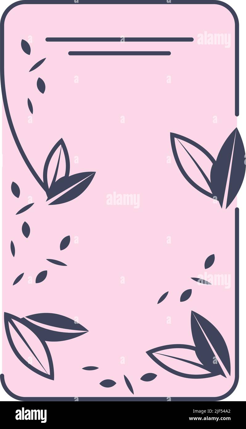 floral leaf banner Stock Vector Image & Art - Alamy