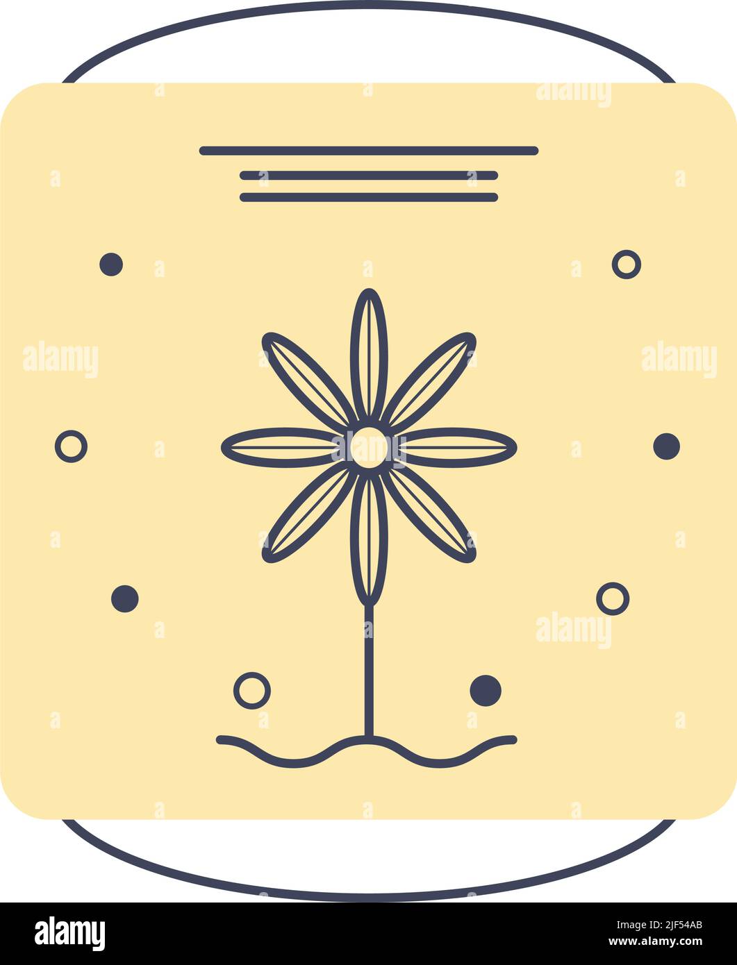 floral flower stamp Stock Vector Image & Art - Alamy