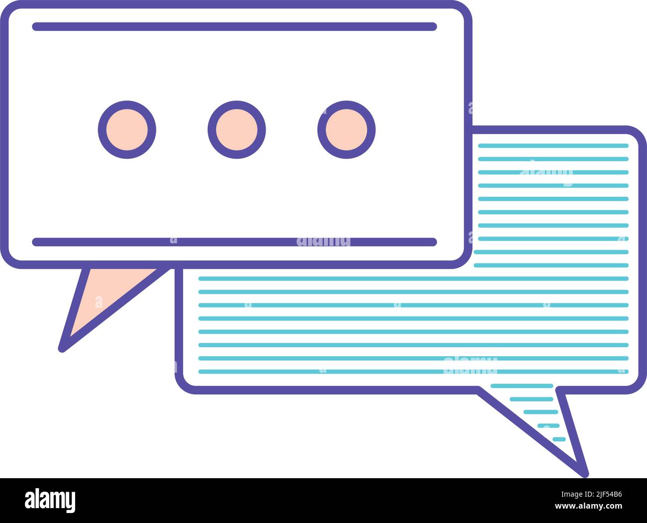 speech bubbles communication Stock Vector Image & Art - Alamy