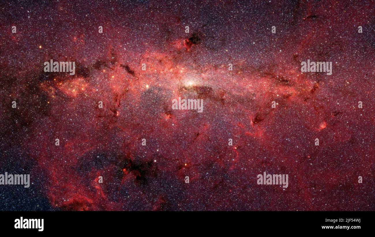 Large star field in constellation Sagittarius. In these nebulae new ...