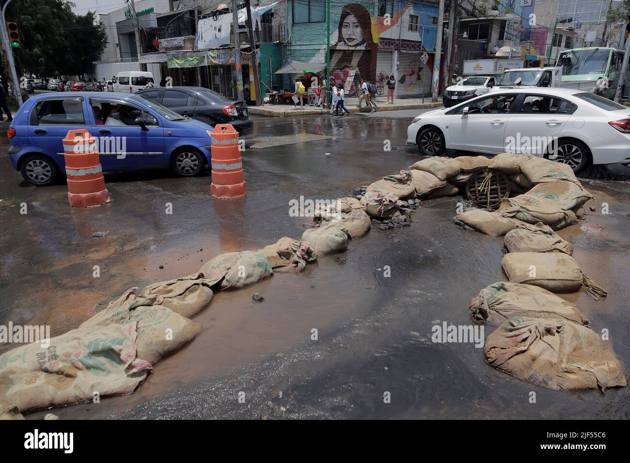 June 29, 2022, Mexico City, Mexico City, Mexico: Workers from the ...