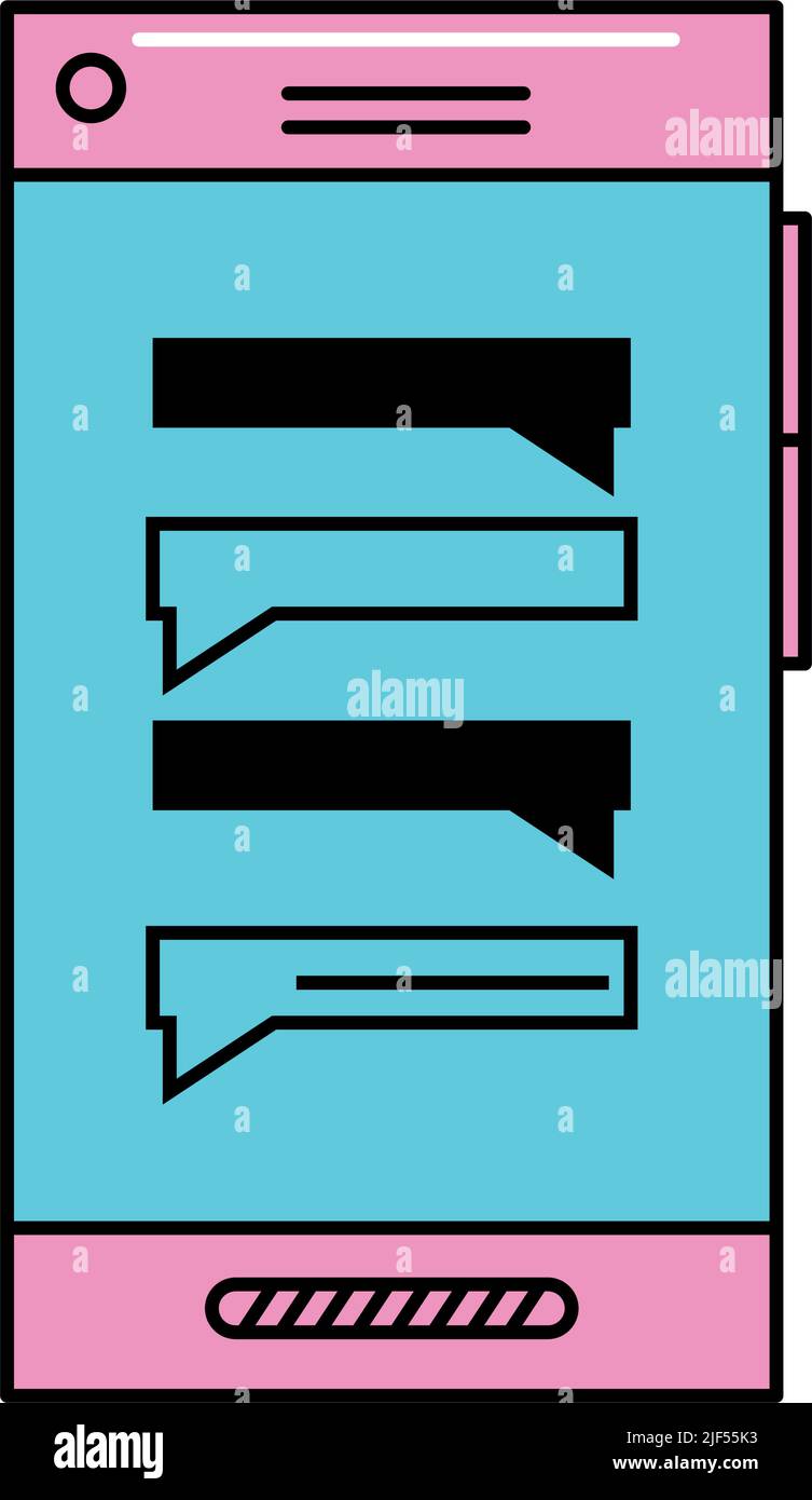 smartphone retro futuristic Stock Vector Image & Art - Alamy