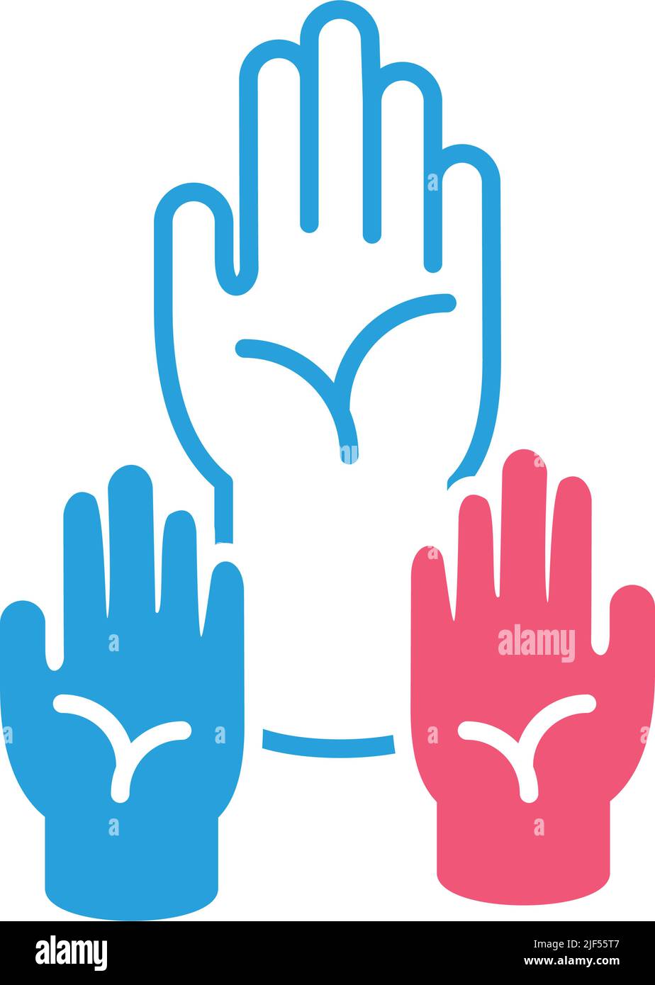 raised hands democracy Stock Vector Image & Art - Alamy