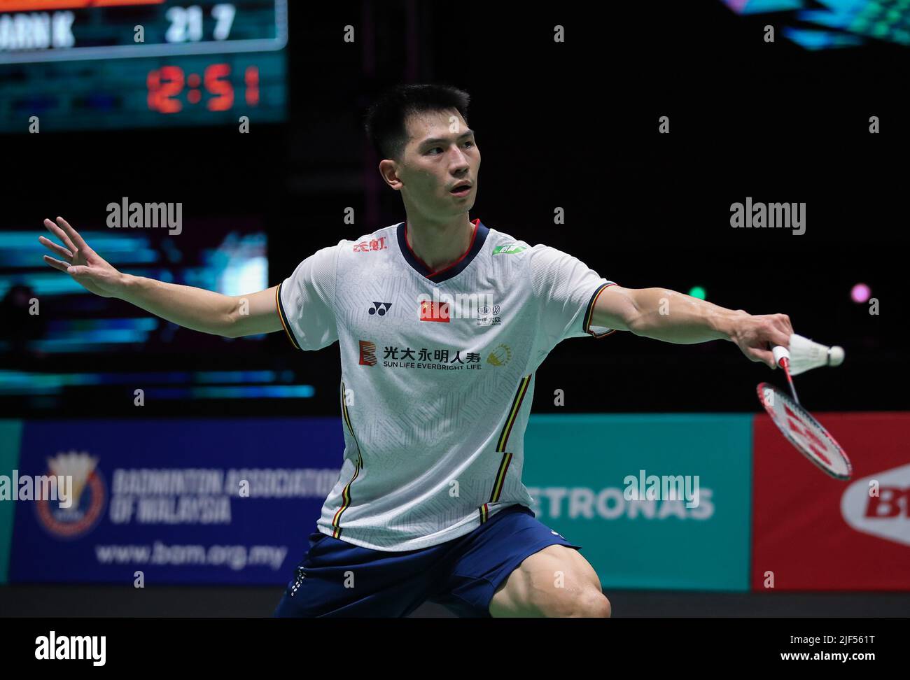 Kuala Lumpur, Malaysia. 29th June, 2022. Zhao Jun Peng of China ...