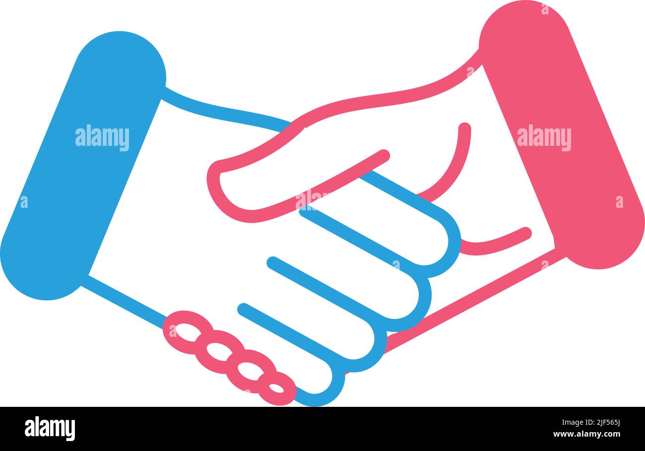 democracy handshake icon Stock Vector Image & Art - Alamy