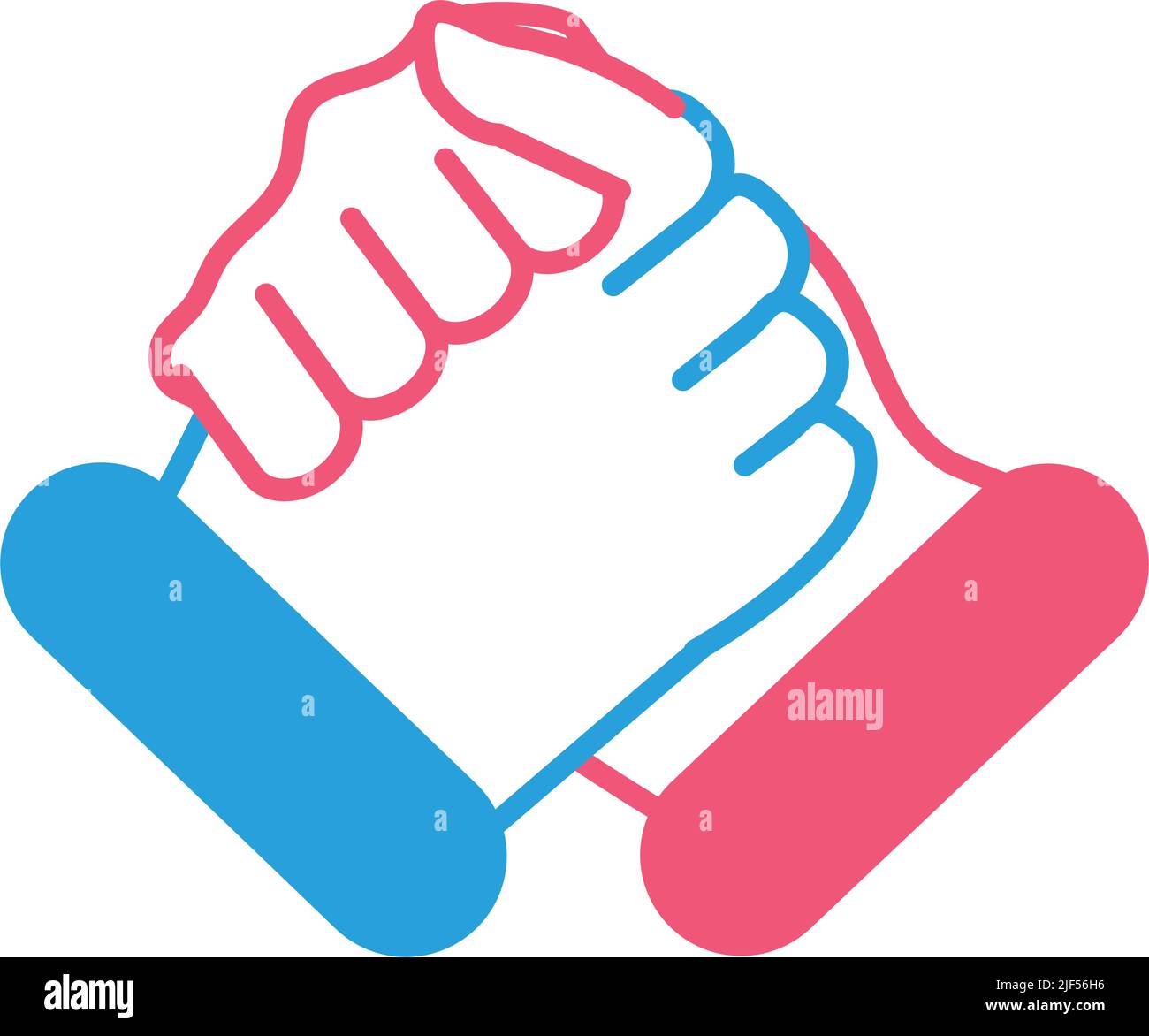 handshake democracy icon Stock Vector Image & Art - Alamy