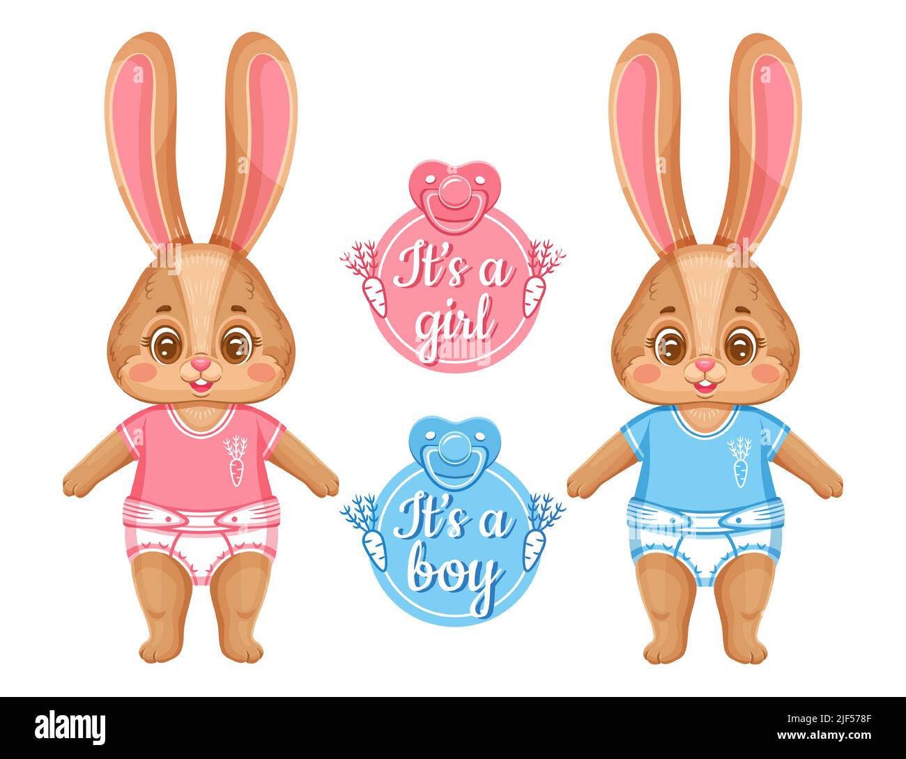 Cute Baby Bunny Clipart Birthday