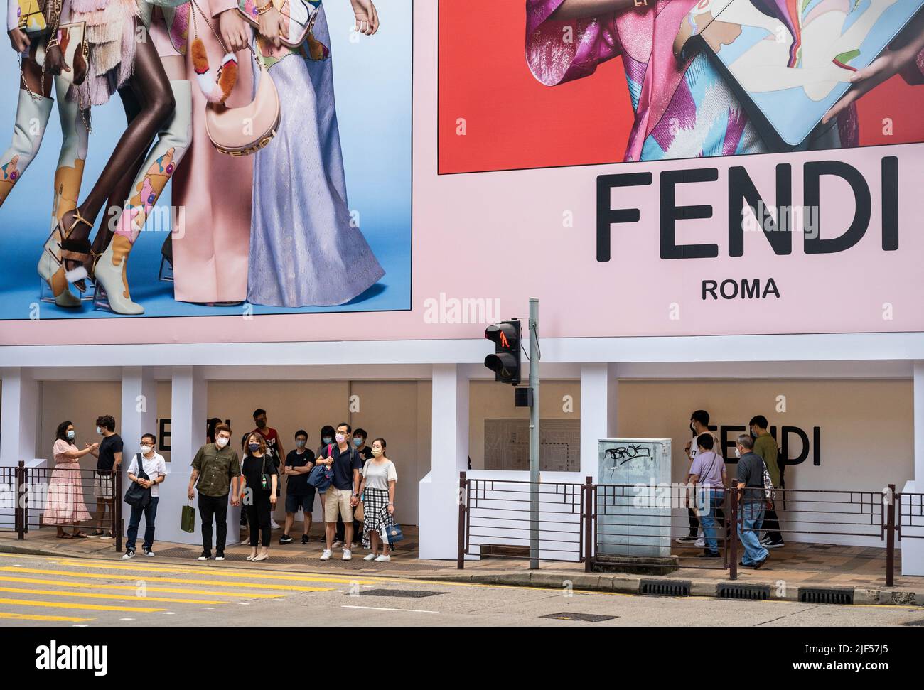 Italian luxury fashion brand Fendi store in Hong Kong Stock Photo - Alamy