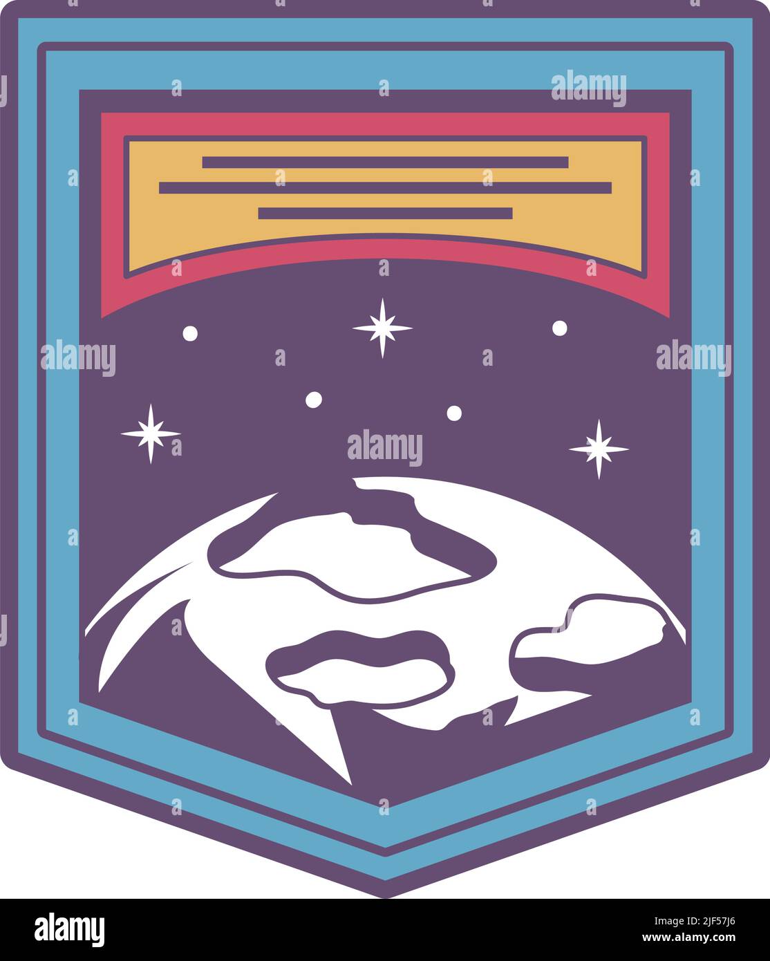 space planet label Stock Vector Image & Art - Alamy