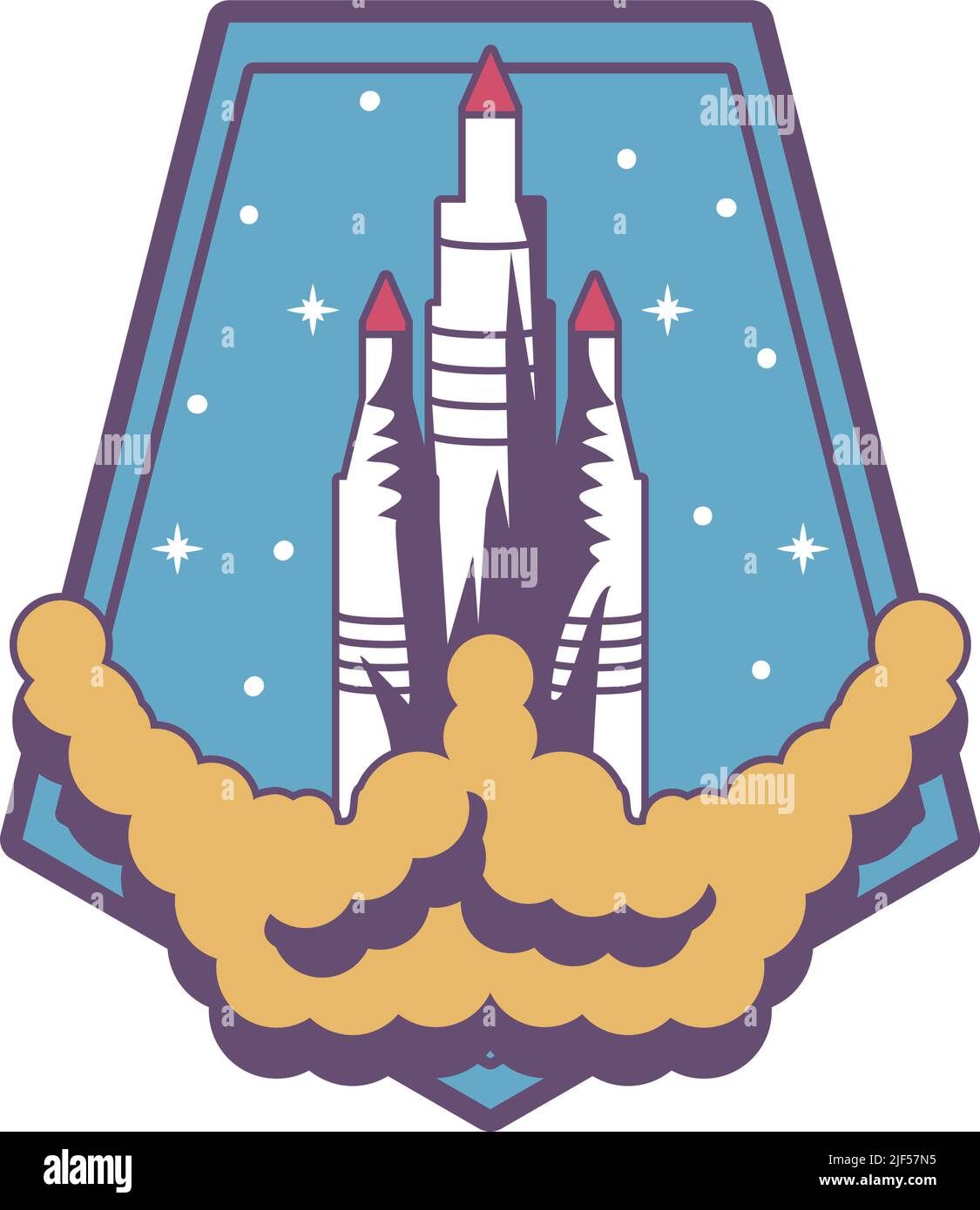 space spaceship label Stock Vector Image & Art - Alamy