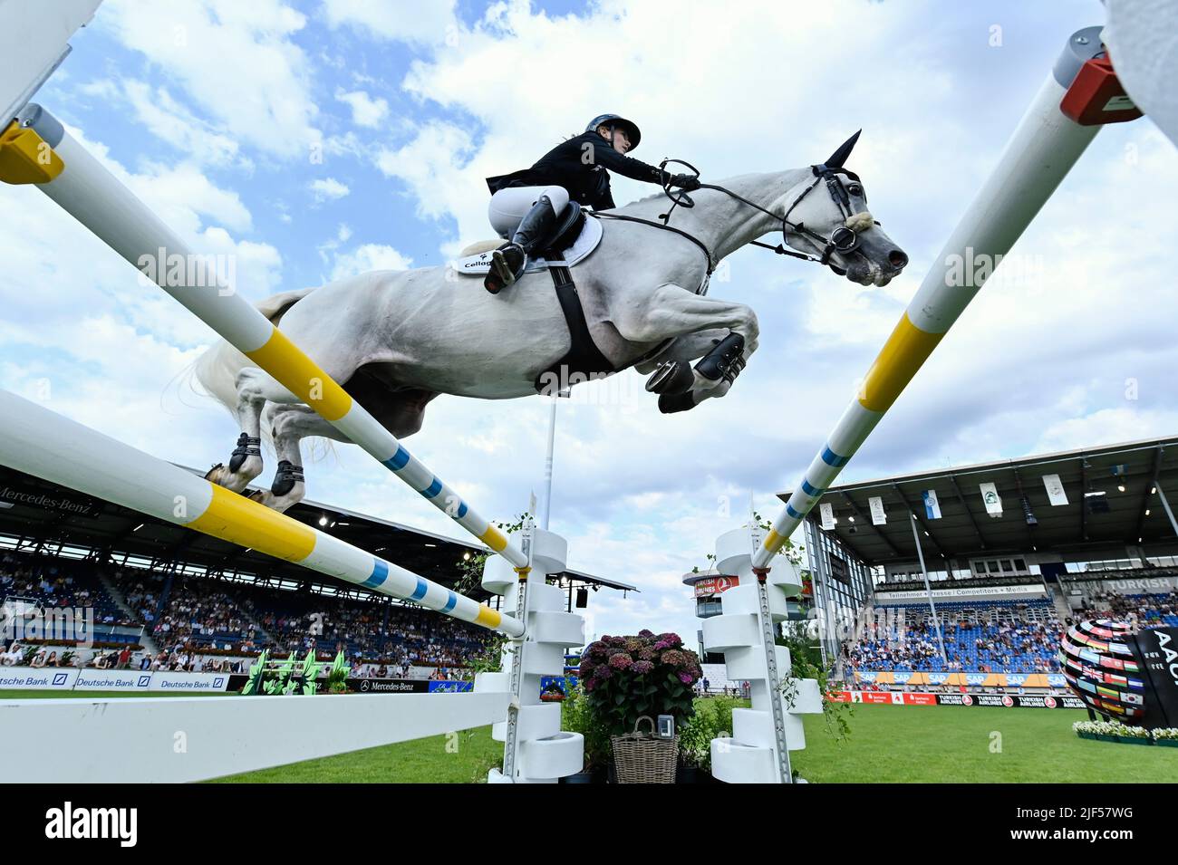 Aachen, Germany. 29th June, 2022. Equestrian sport/jumping: CHIO, Prize ...