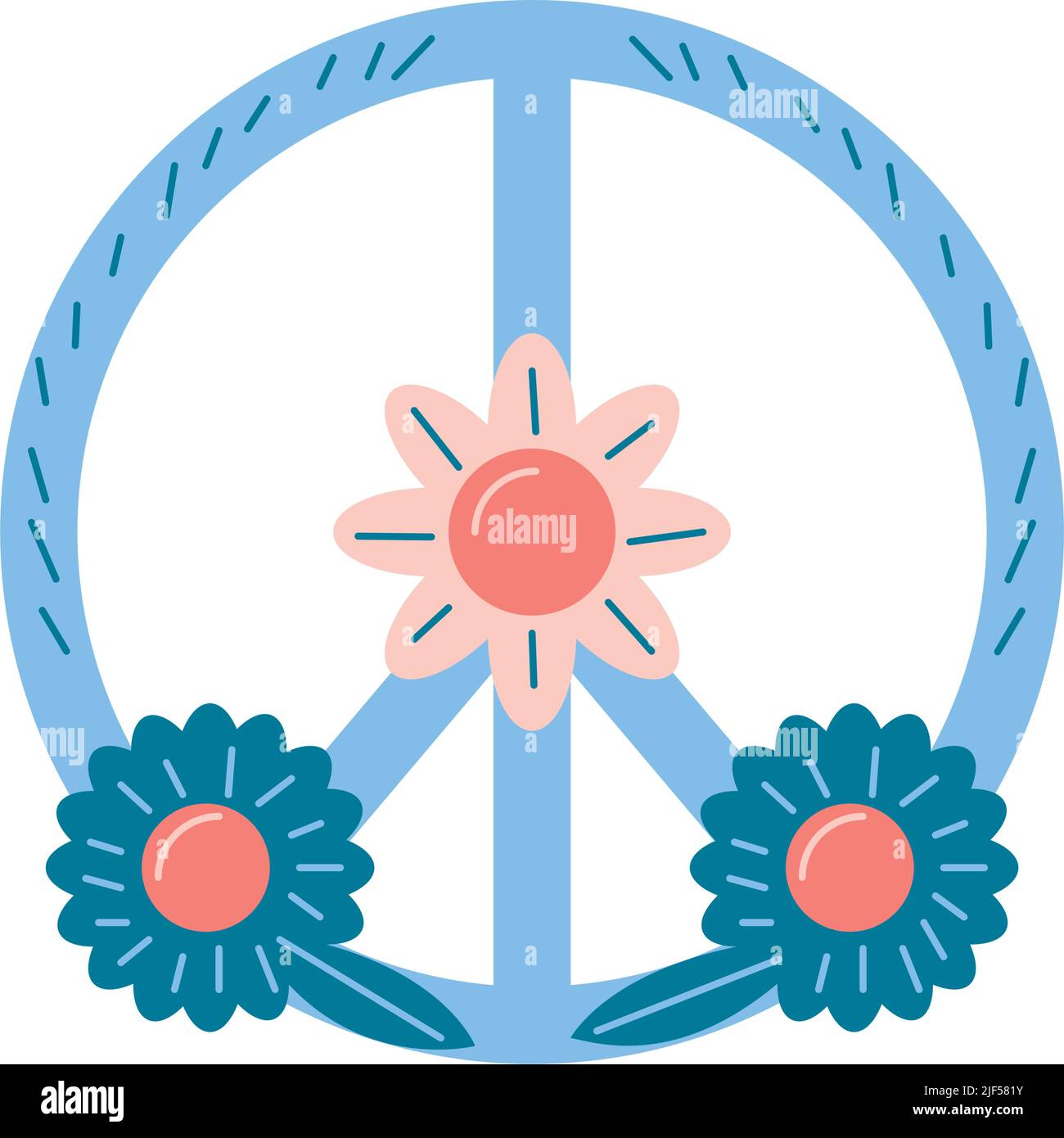 peace and love sign Stock Vector Image & Art - Alamy