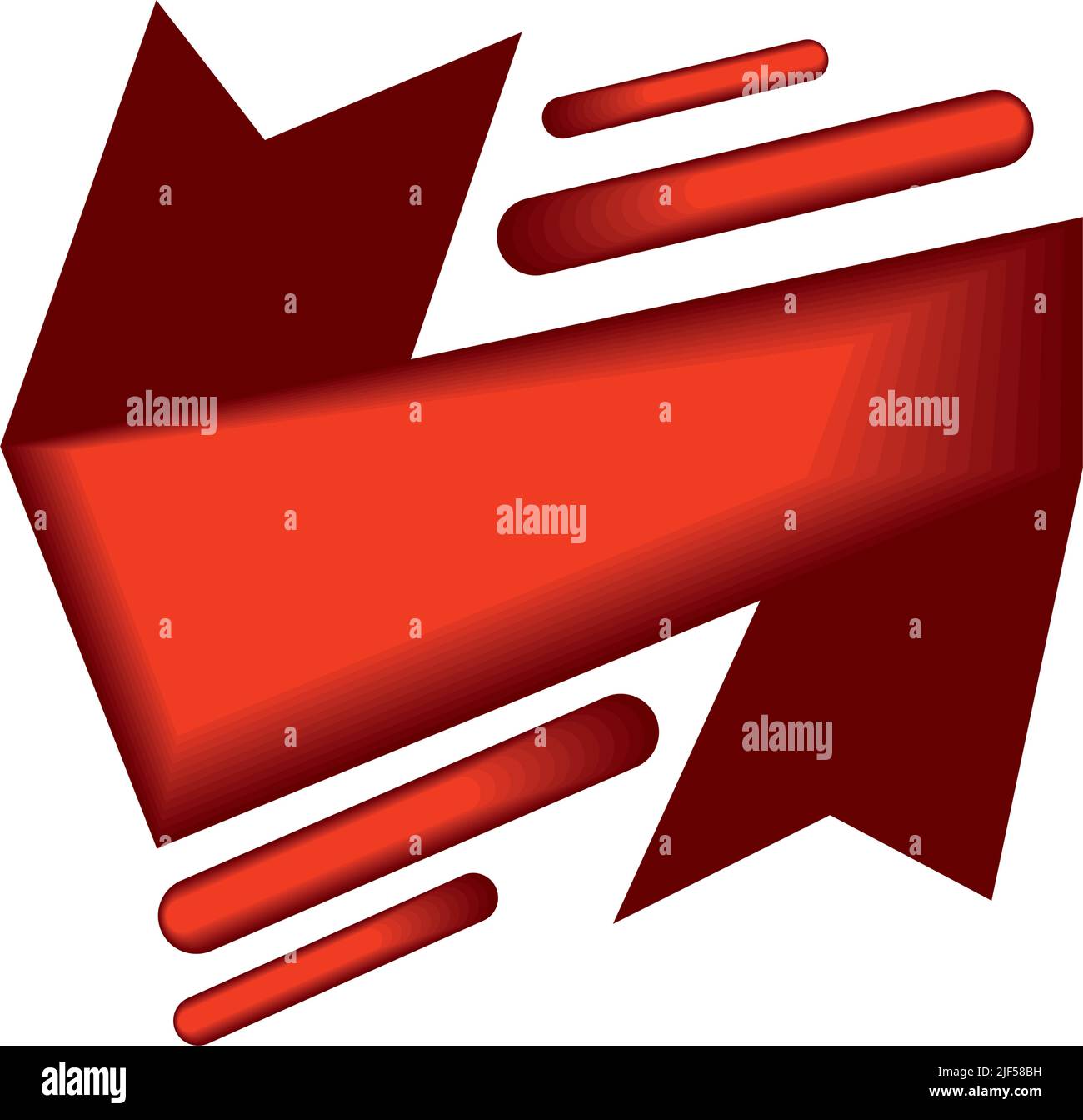 red banner design Stock Vector Image & Art - Alamy