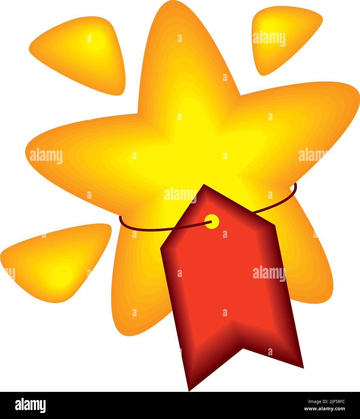 price tag with star Stock Vector Image & Art - Alamy