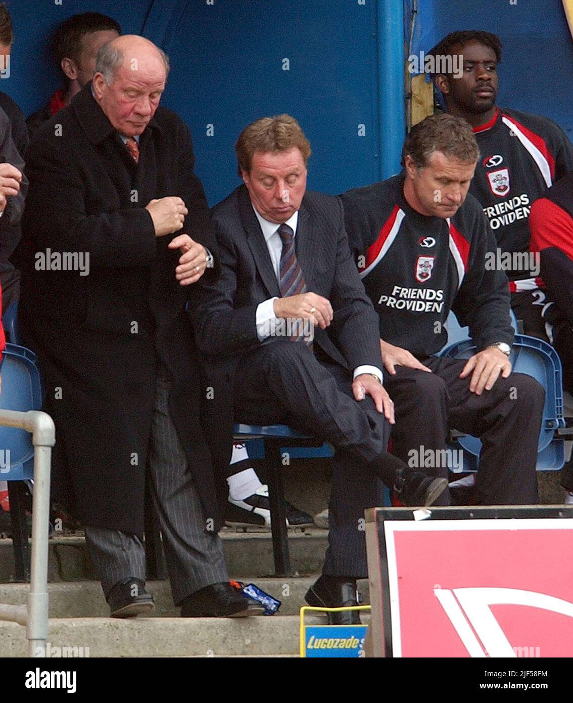 PORTSMOUTH V SOUTHAMPTON HARRY REDKNAPP, JIM SMITH AND KEVIN BOND PIC ...