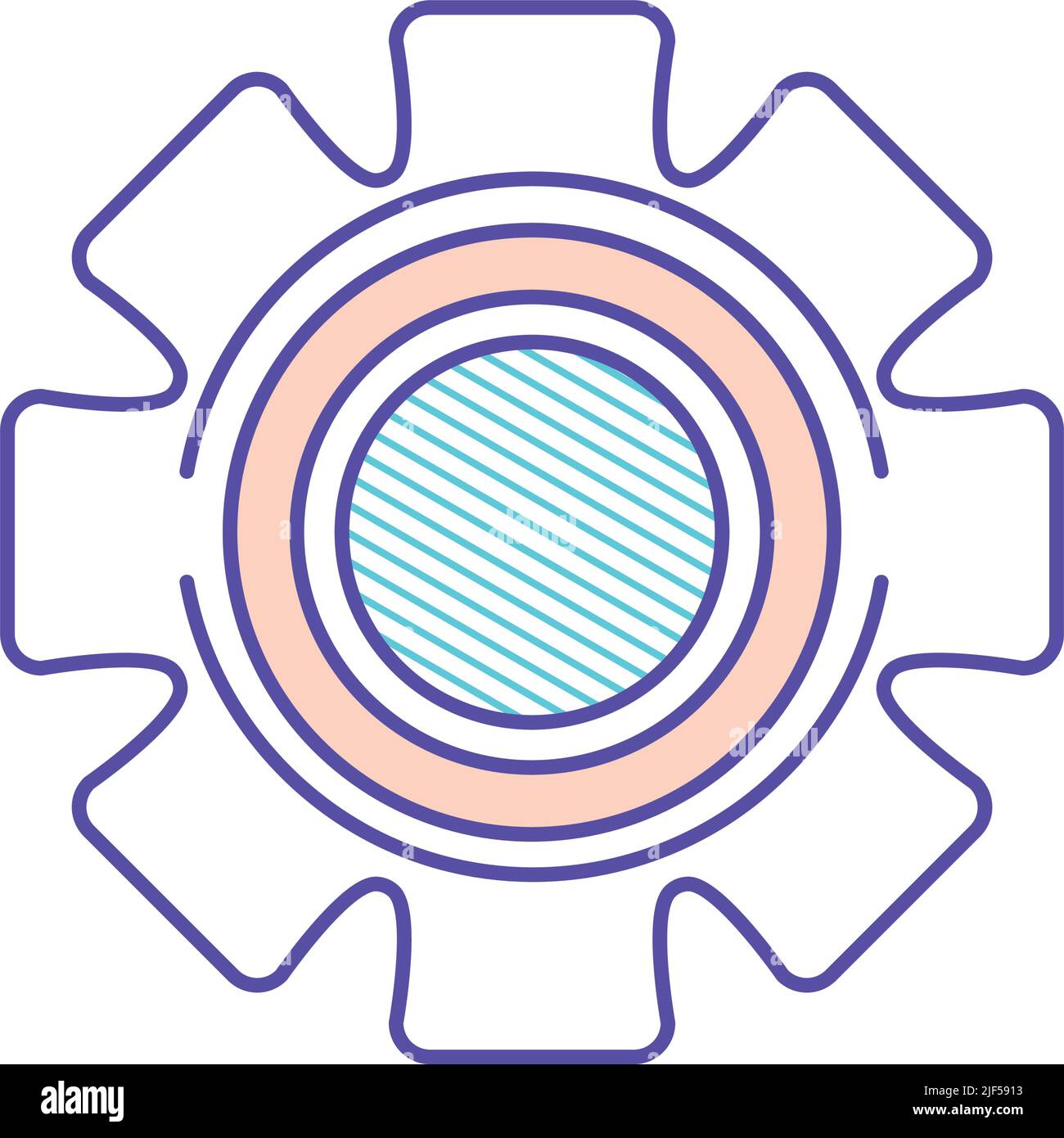 gear setting icon Stock Vector Image & Art - Alamy
