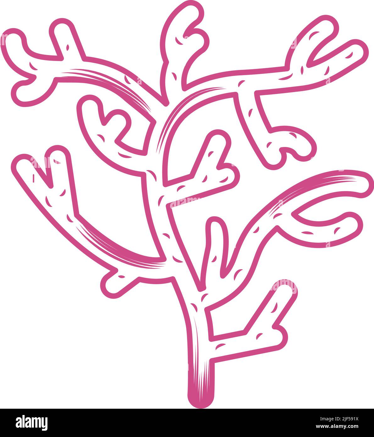 coral icon design Stock Vector Image & Art - Alamy