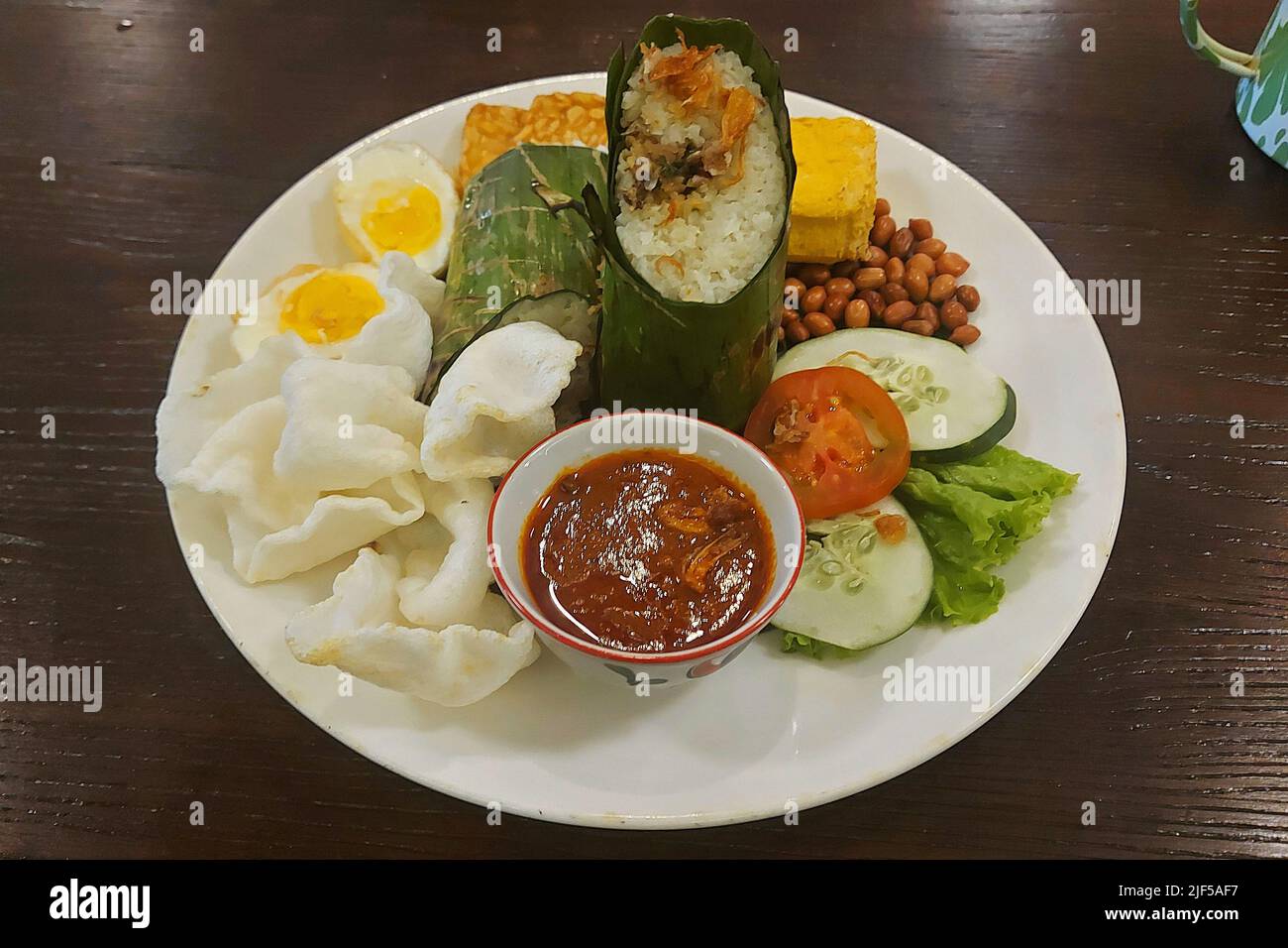 Nasi Bakar Grilled Rice, Traditional Food of Indonesia, Jakarta ...