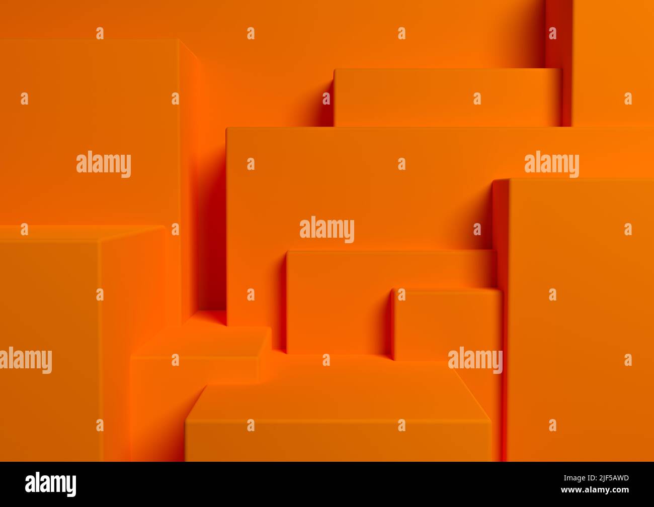 Bright Neon Orange Background