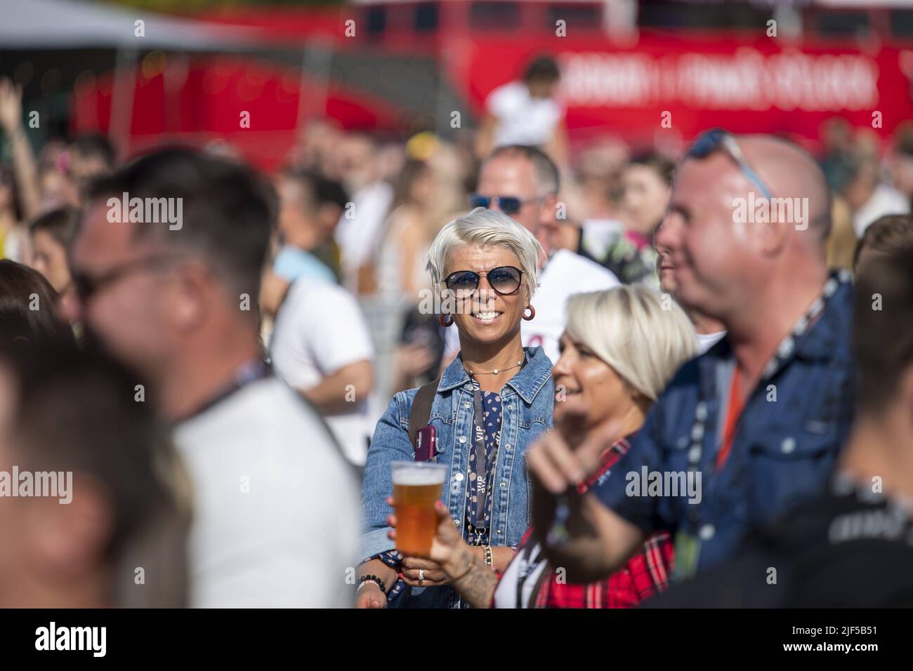 Performers on stage during Solihull Summer Festival 2021 Featuring ...