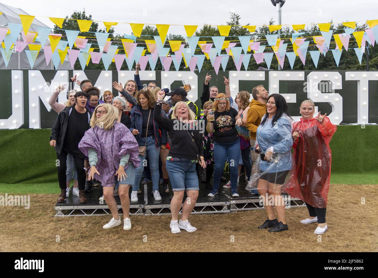 Performers on stage during Solihull Summer Festival 2021 Featuring ...
