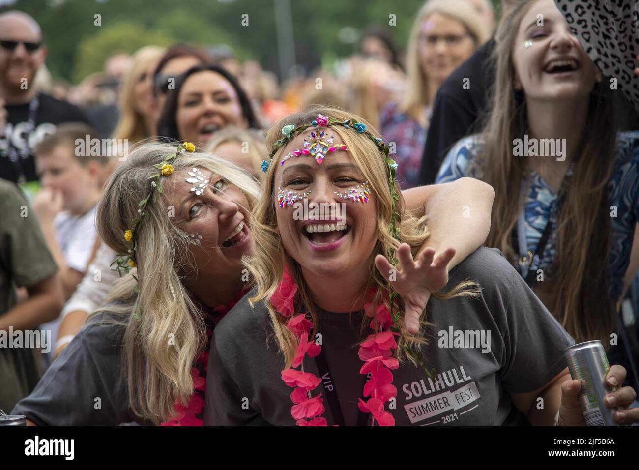 Performers on stage during Solihull Summer Festival 2021 Featuring ...