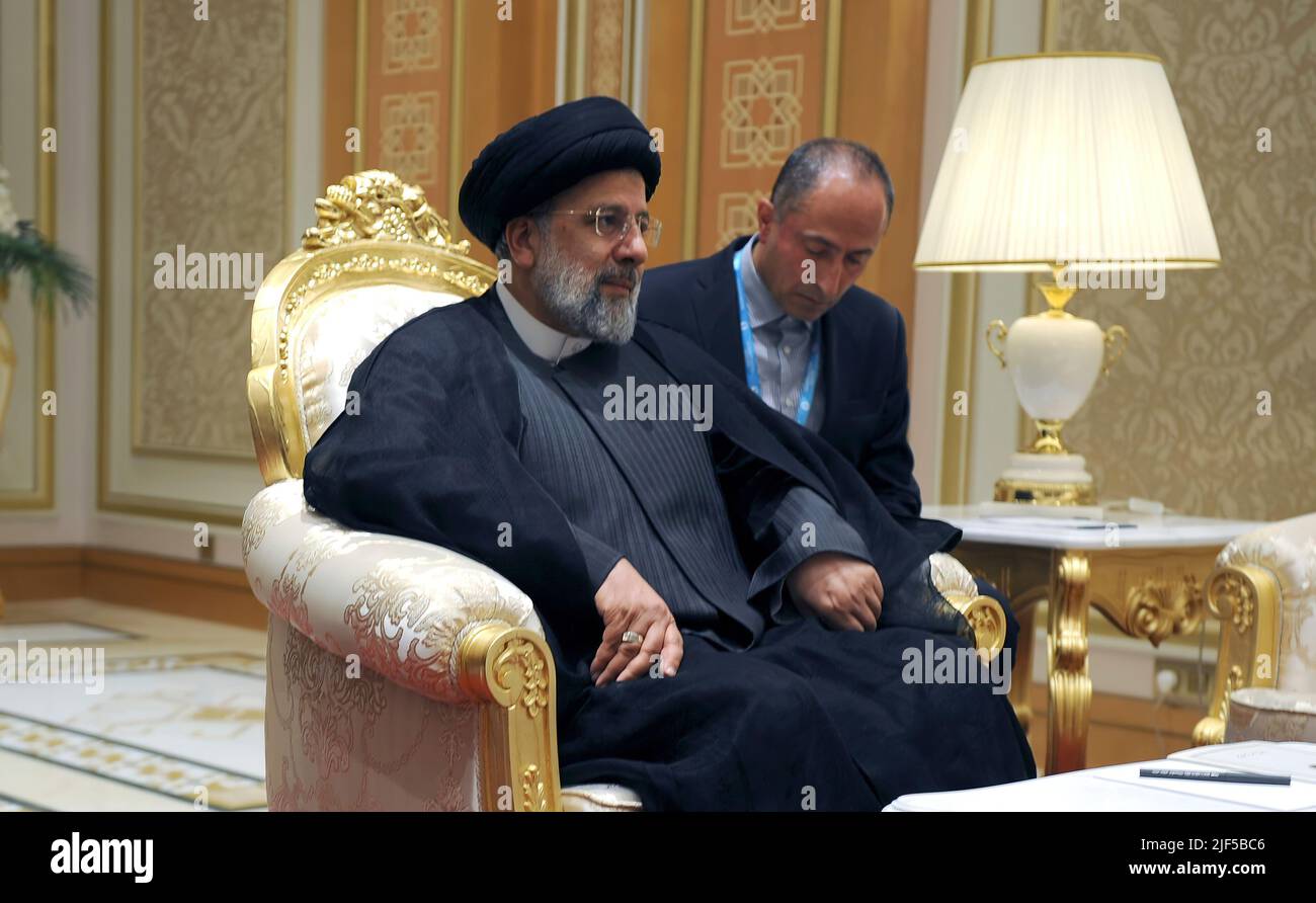 Russian President Vladimir Putin in meeting with President of Iran ...