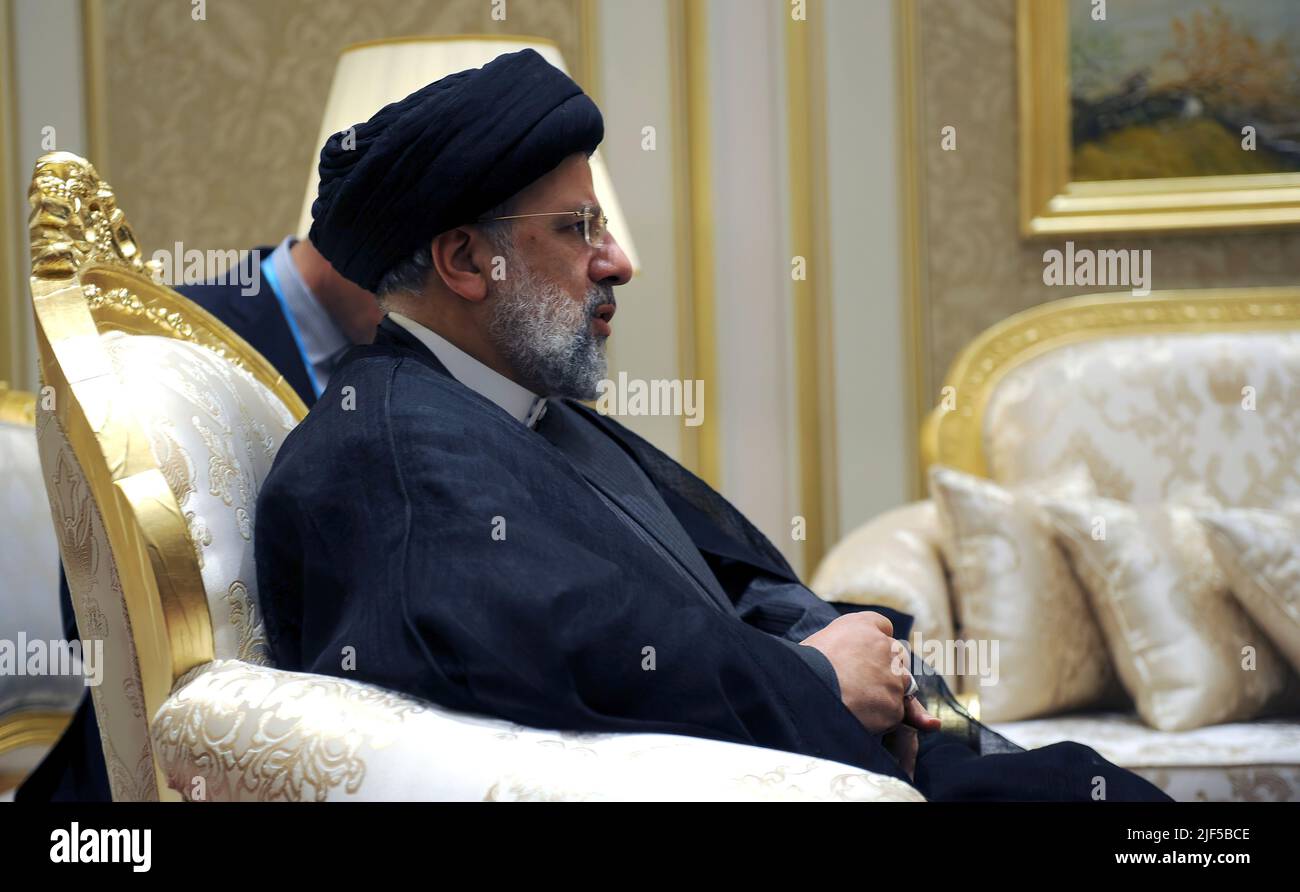 Russian President Vladimir Putin in meeting with President of Iran ...