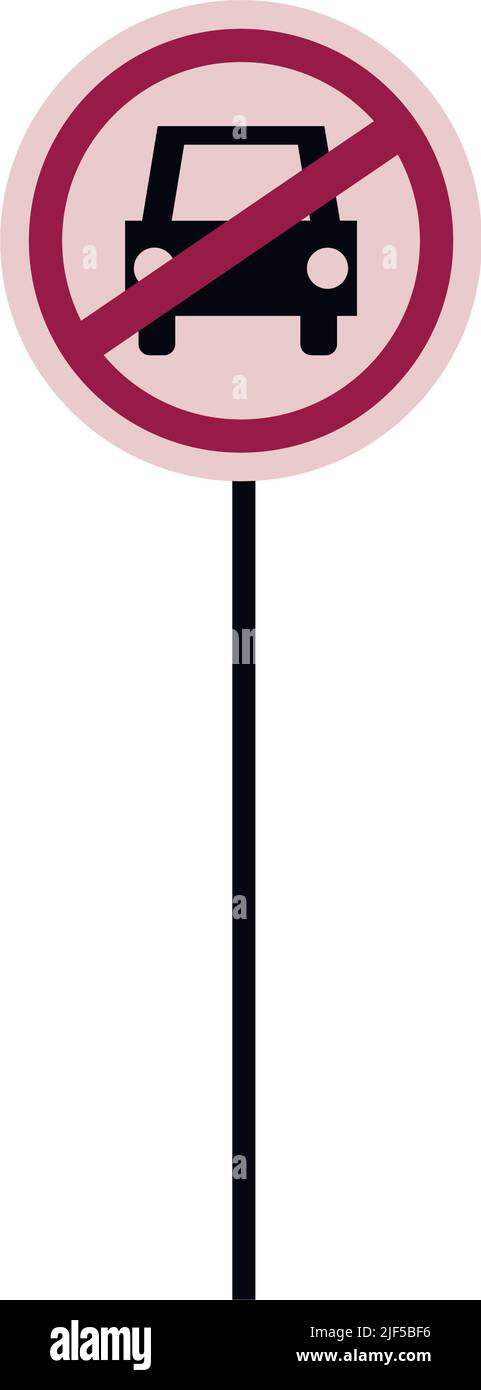 car free traffic sign Stock Vector Image & Art - Alamy