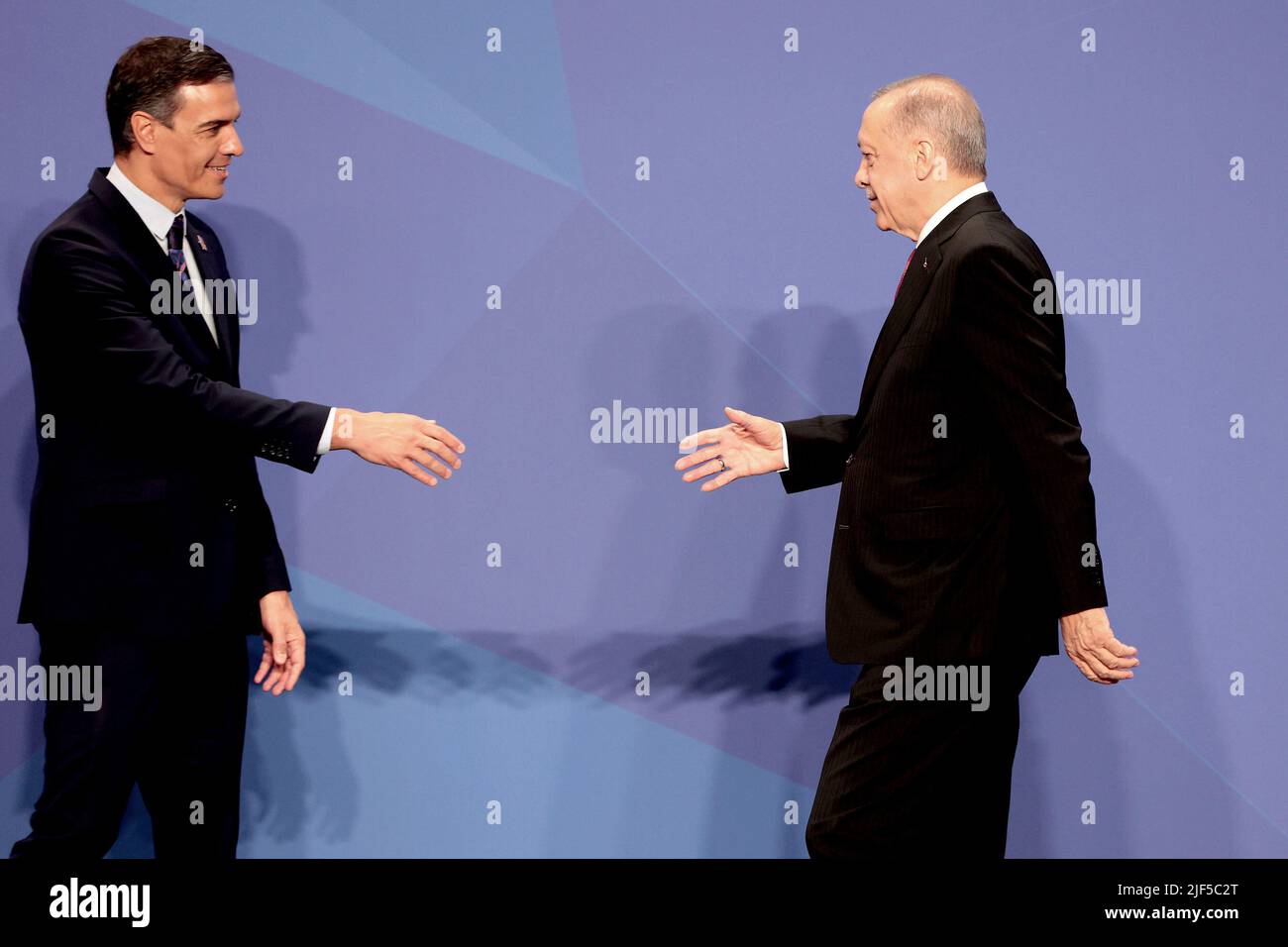 Madrid, Spain; 29.06.2022.- Recep Tayyip Erdogan President of Turkey ...