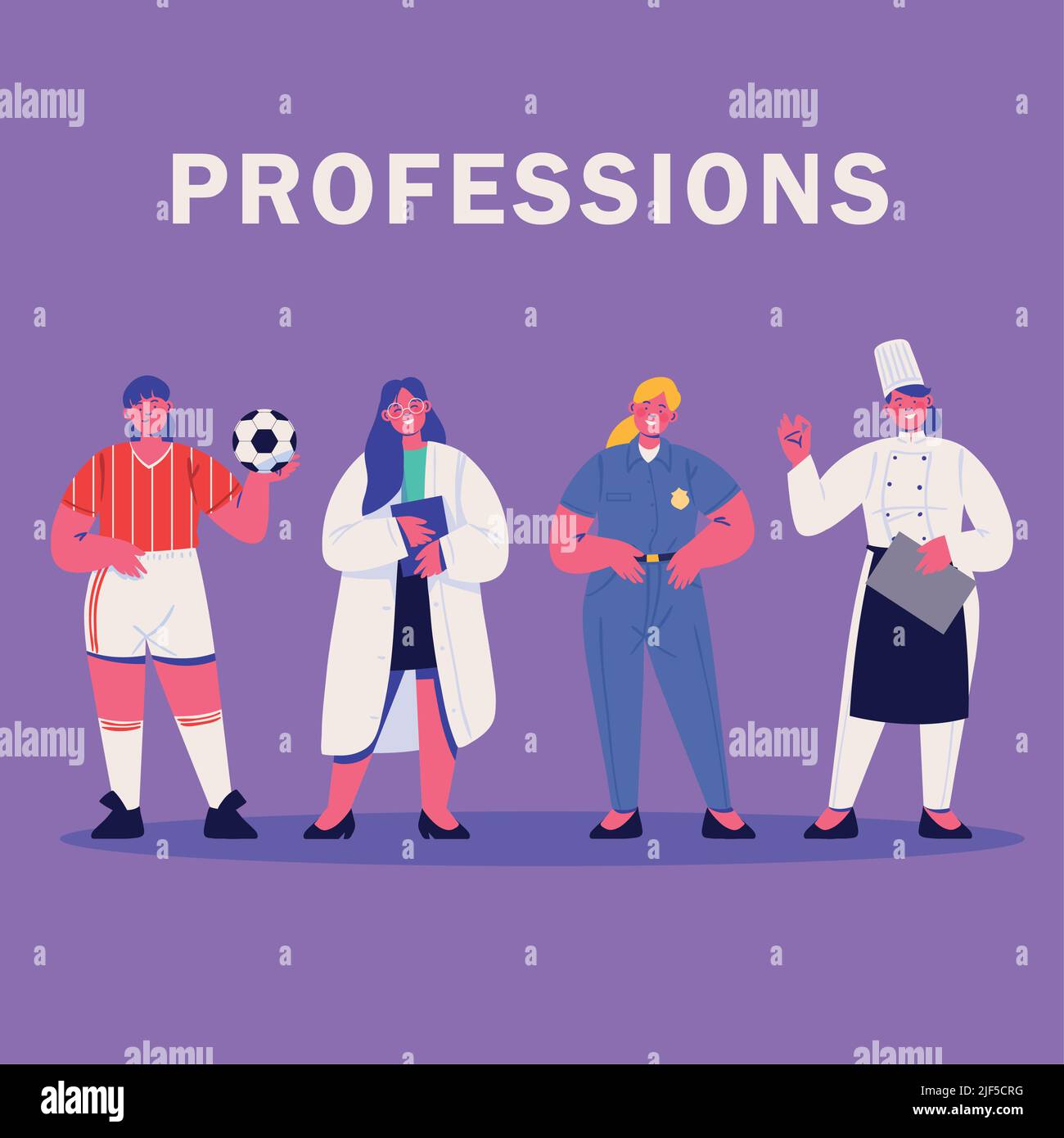 female group professions Stock Vector Image & Art - Alamy