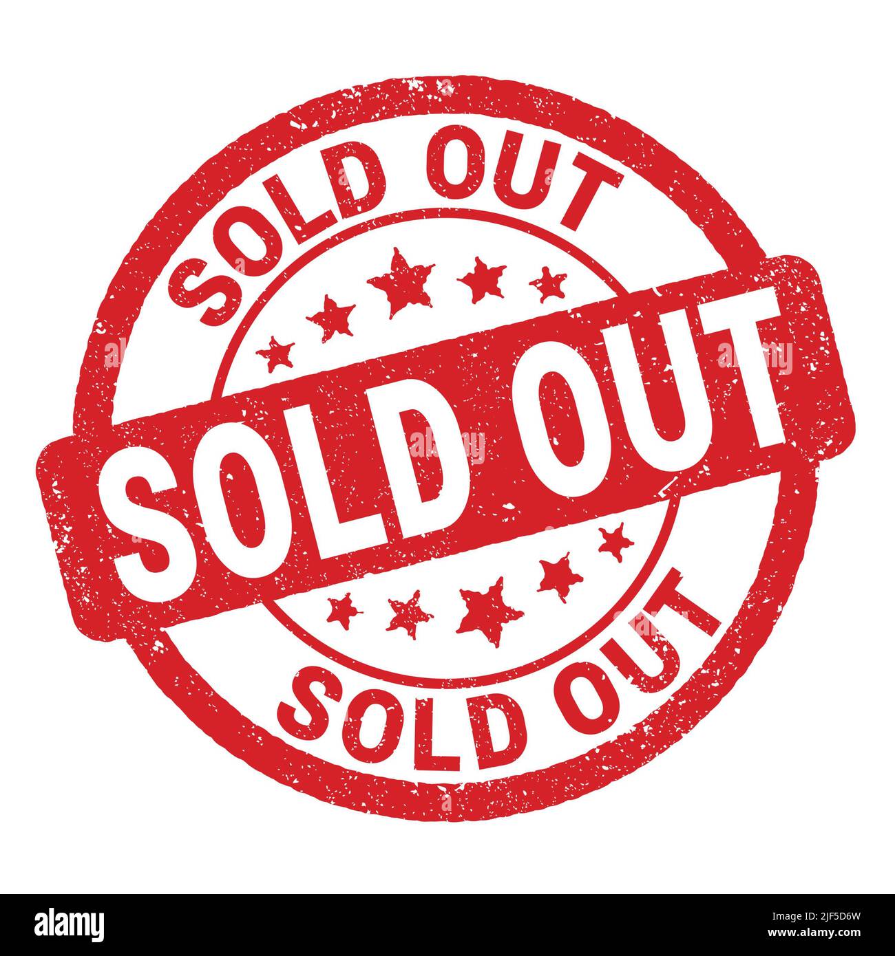 SOLD OUT text written on red grungy stamp sign Stock Photo - Alamy