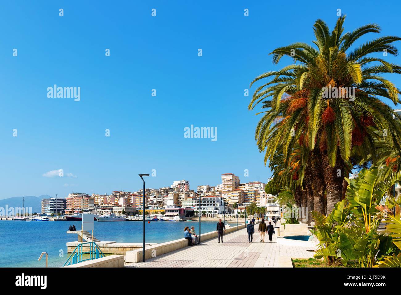 Saranda seafront albania hi-res stock photography and images - Alamy
