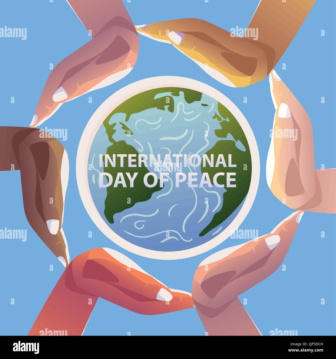 international day of peace invitation card Stock Vector Image & Art - Alamy