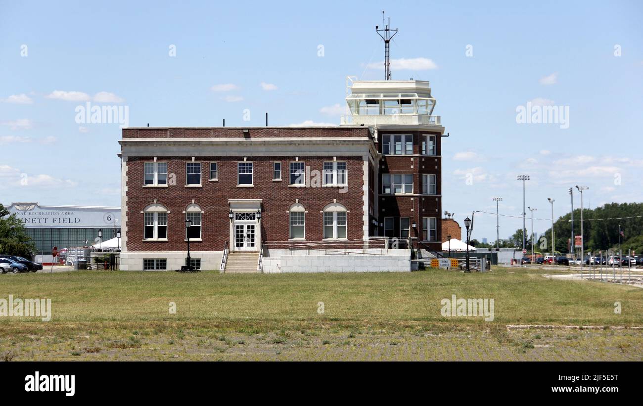 Floyd Bennett Field, Art Deco building of former main terminal and ...