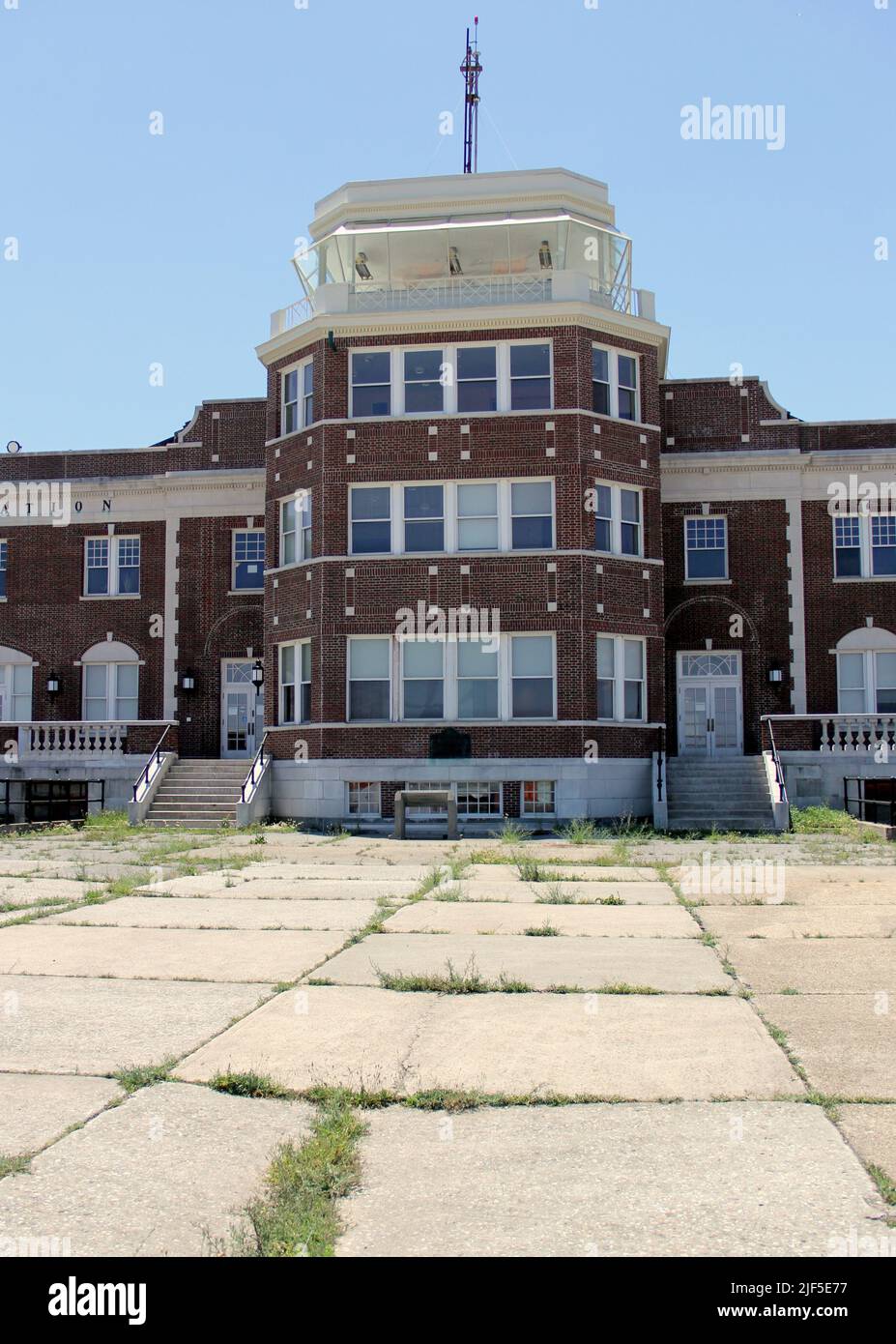 Floyd Bennett Field, Art Deco building of former main terminal and ...