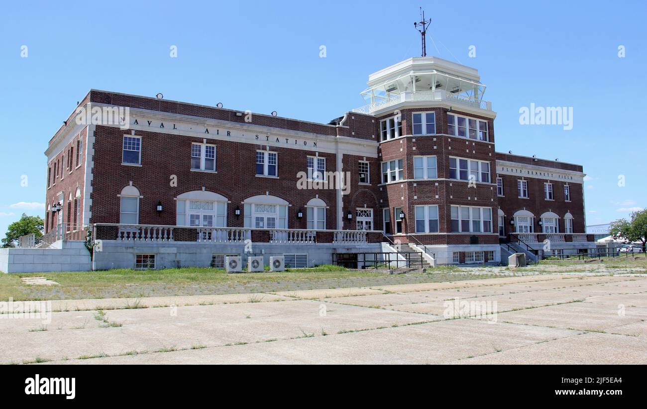Floyd Bennett Field, Art Deco building of former main terminal and ...