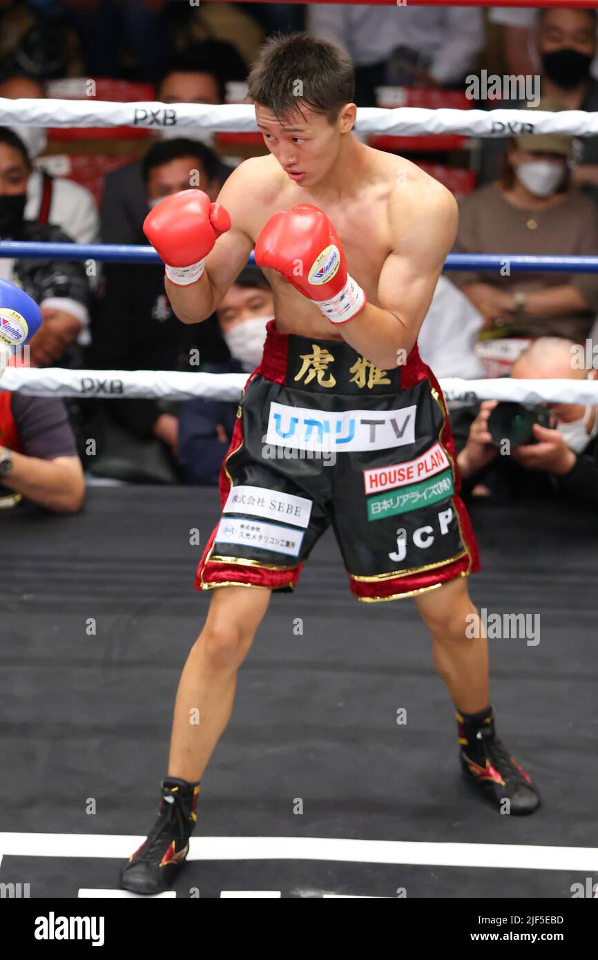 Tokyo, Japan. 29th June, 2022. Taiga Imanaga Boxing : 6R super bantam ...