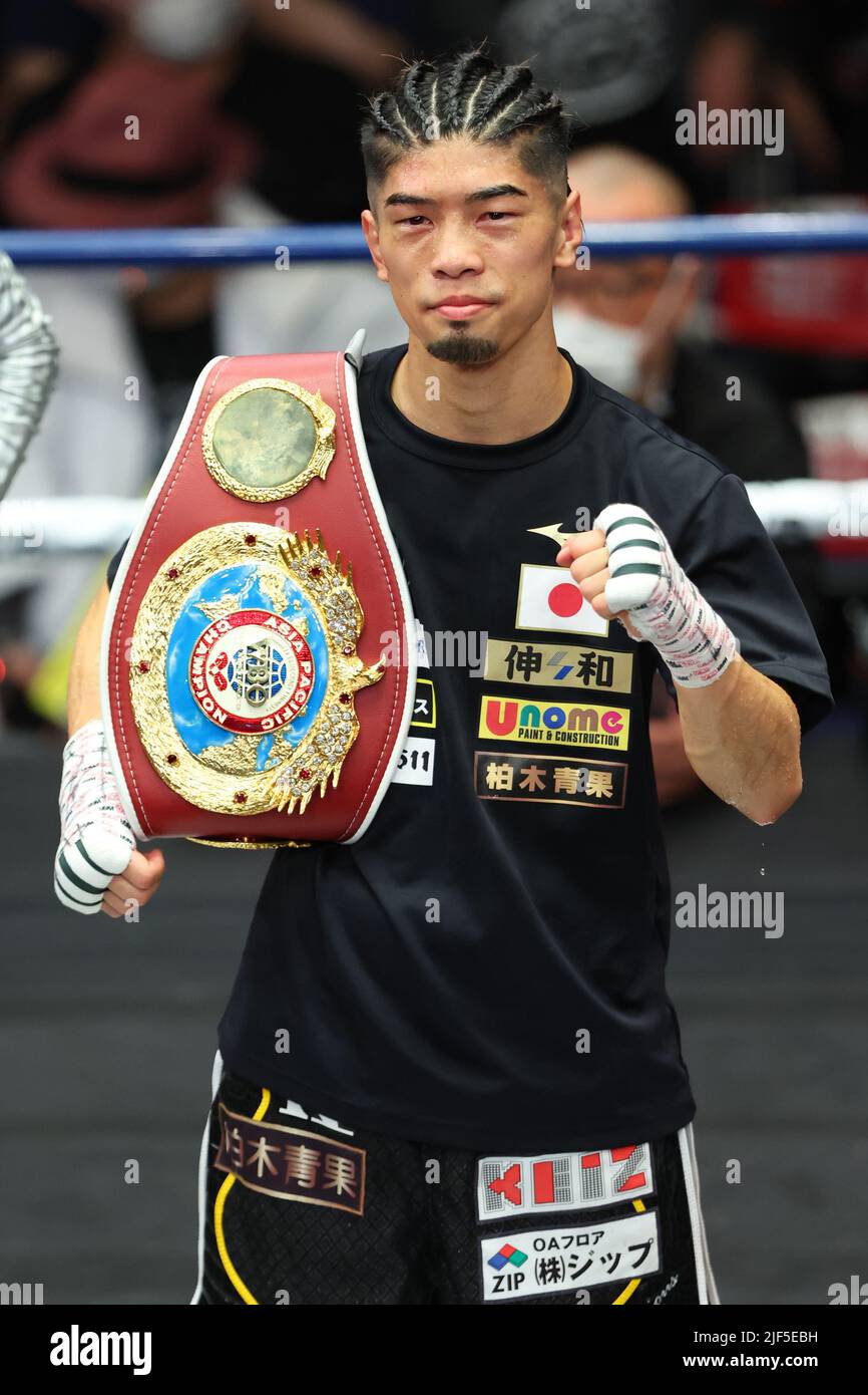Tokyo, Japan. 29th June, 2022. Kosei Tanaka (JPN) Boxing : WBO Asia ...