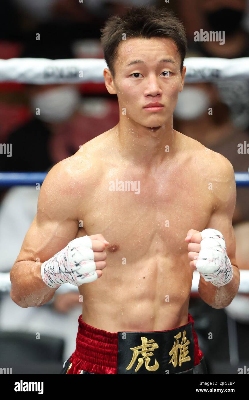 Tokyo, Japan. 29th June, 2022. Taiga Imanaga Boxing : 6R super bantam ...