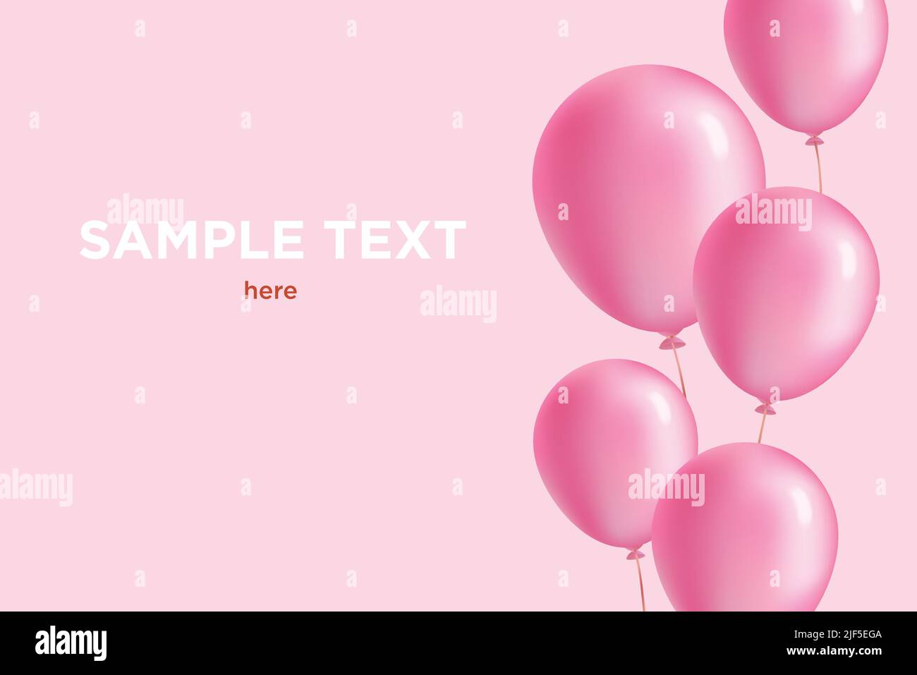 Air balloons. Design template with copy space Stock Vector Image & Art ...