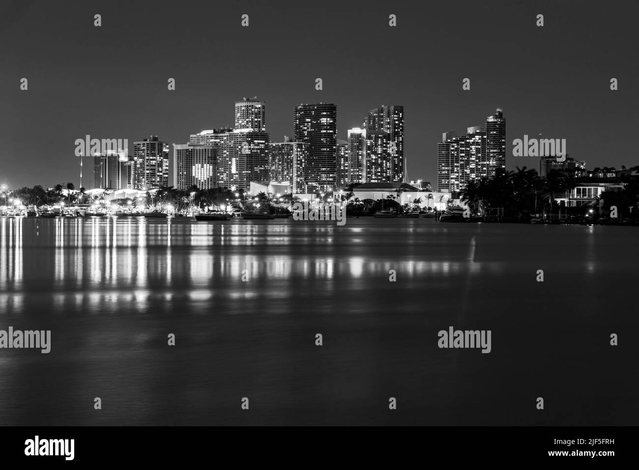 South beach port miami Black and White Stock Photos & Images - Alamy