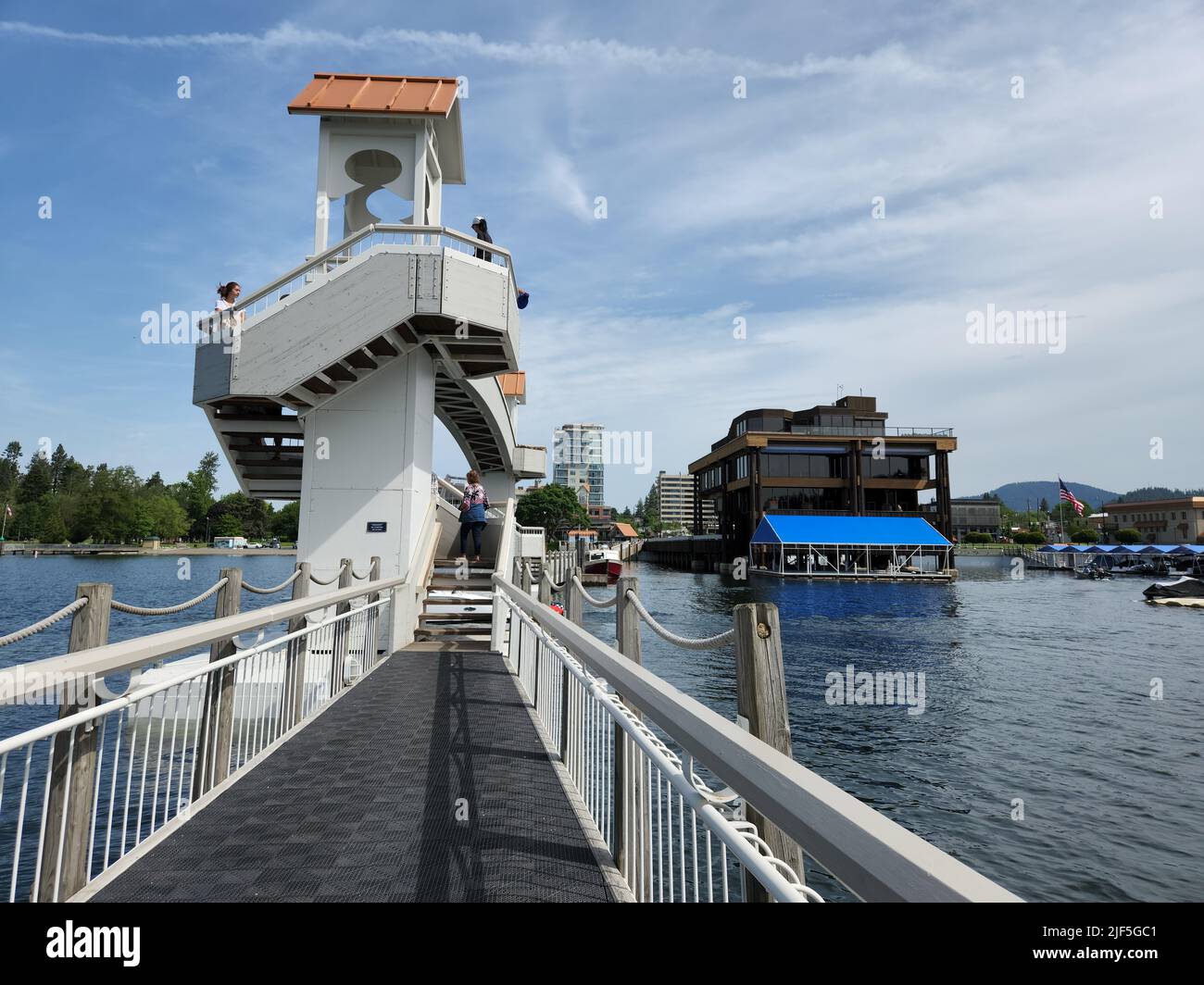 Coeur d'Alene, Idaho - June 17, 2022 - Coeur d'Alene Resort Floating ...