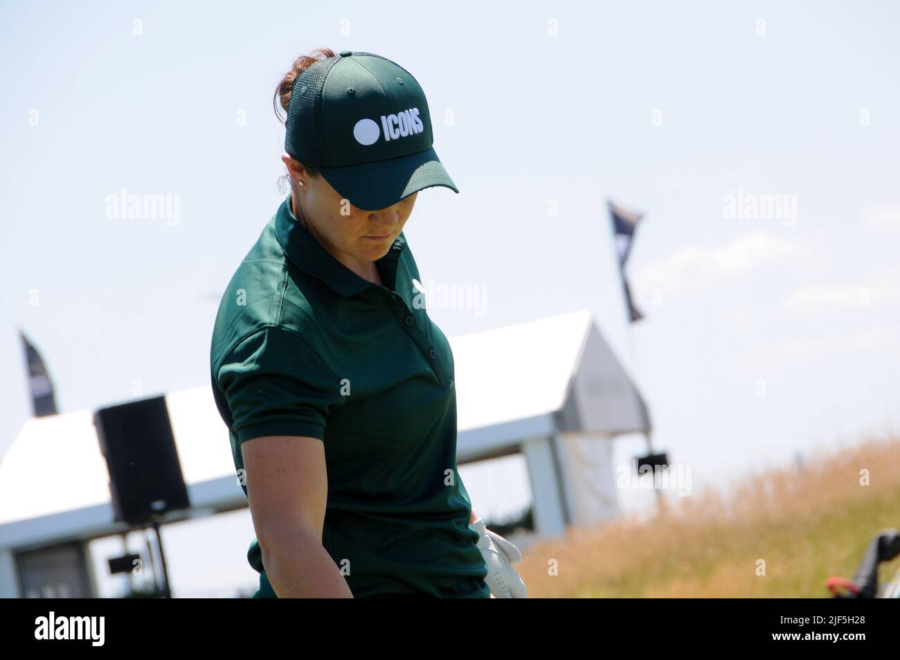 Jersey, US - 29 Jun 2022, Ash BArty attends the Icons Series Press ...