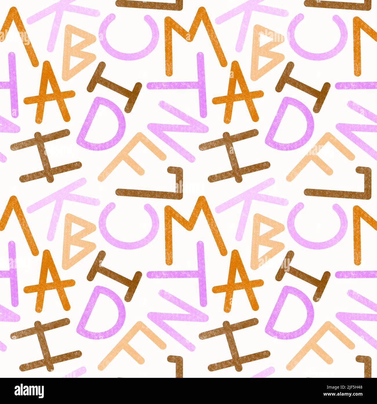 School seamless alphabet pattern for fabrics and textiles and packaging ...
