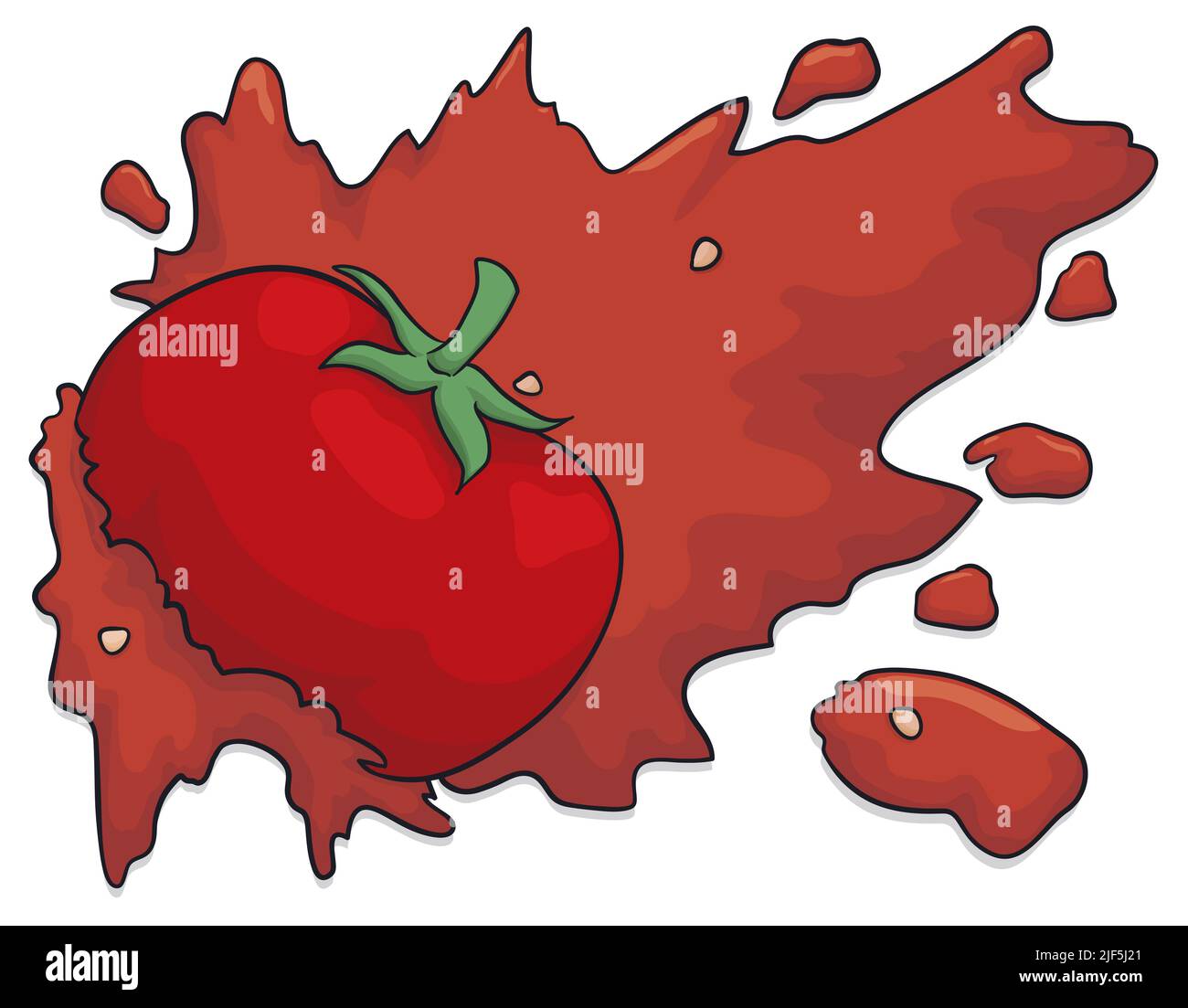 Flying tomato hi-res stock photography and images - Alamy