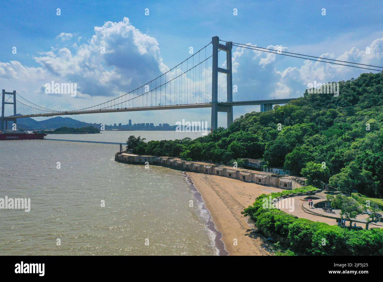 Guangzhou. 23rd June, 2020. Aerial photo taken on June 23, 2020 shows a ...