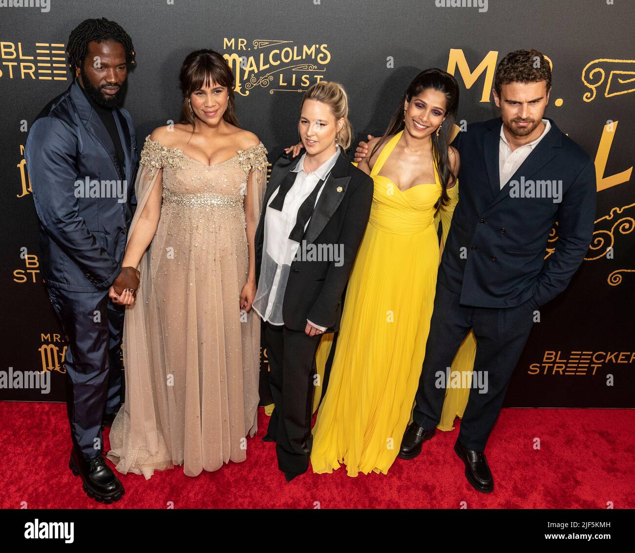 New York, NY - June 29, 2022: Sope Dirisu, Zawe Ashton, Emma Holly ...