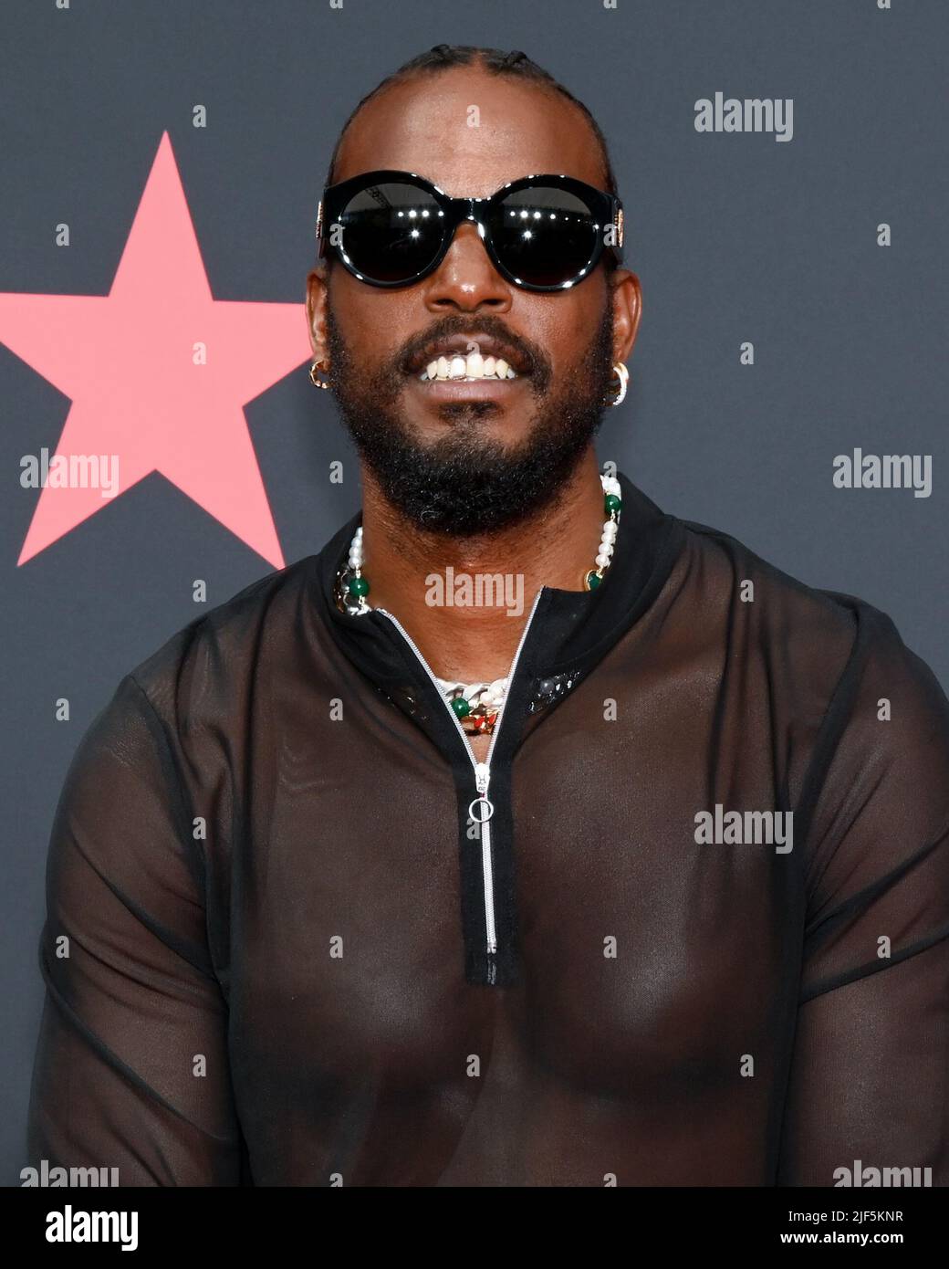 26 June 2022 - Los Angeles, California - Luke James. BET Awards 2022 ...