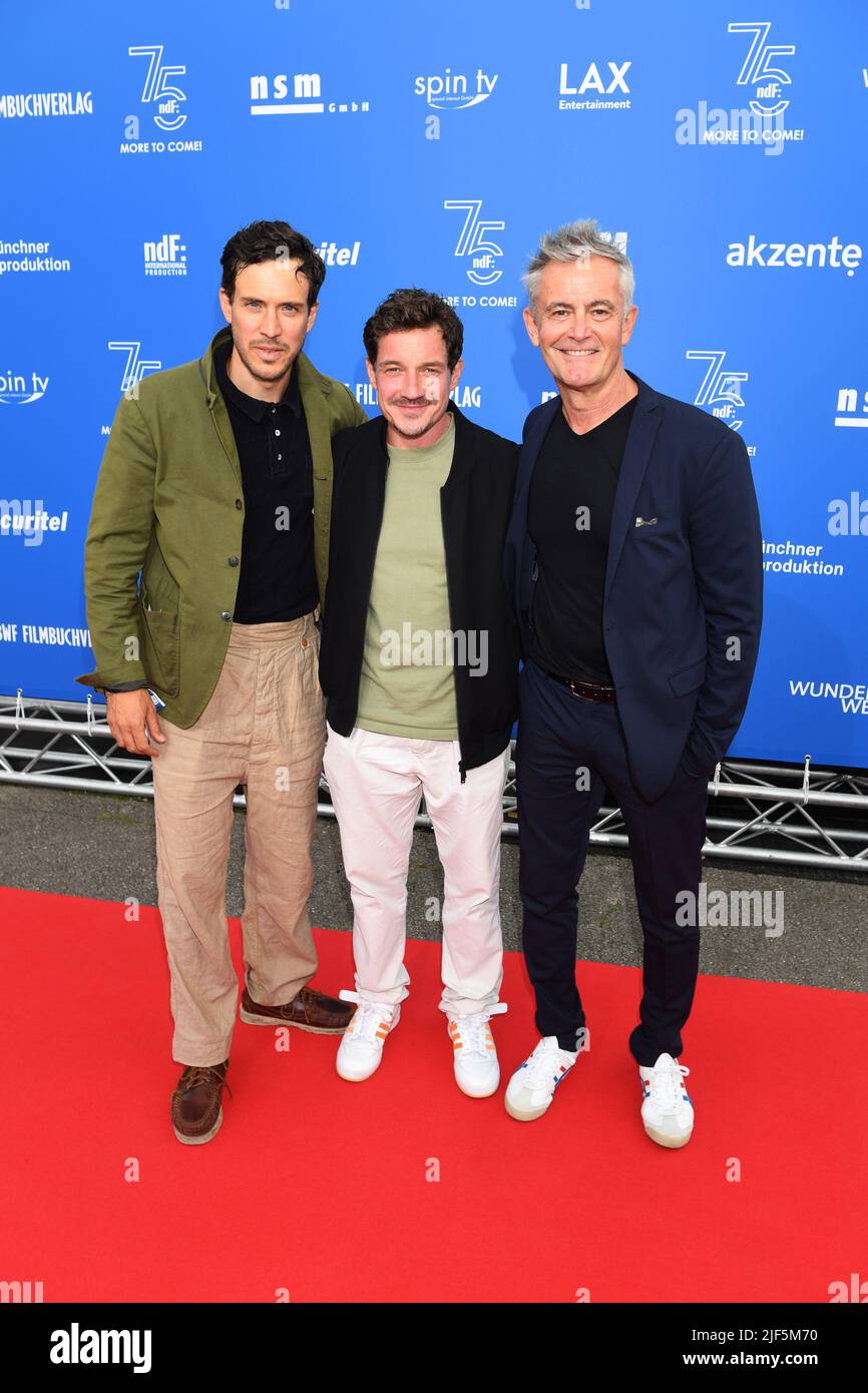 Munich, Germany. 29th June, 2022. Actors Tobias van Dieken (l-r ...